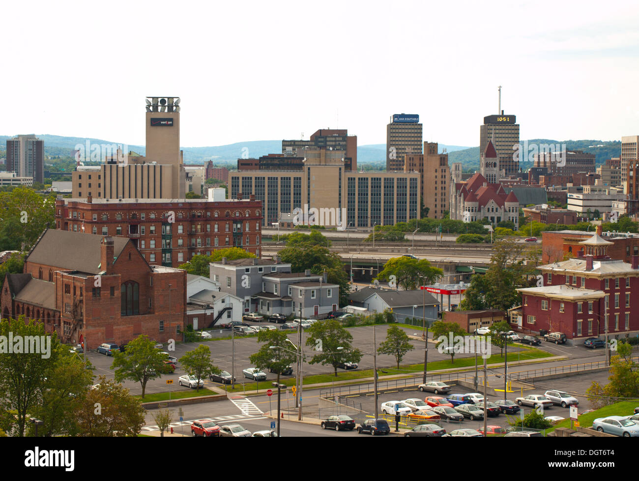view of the city of syracuse, new york, looking southwest Stock Photo ...