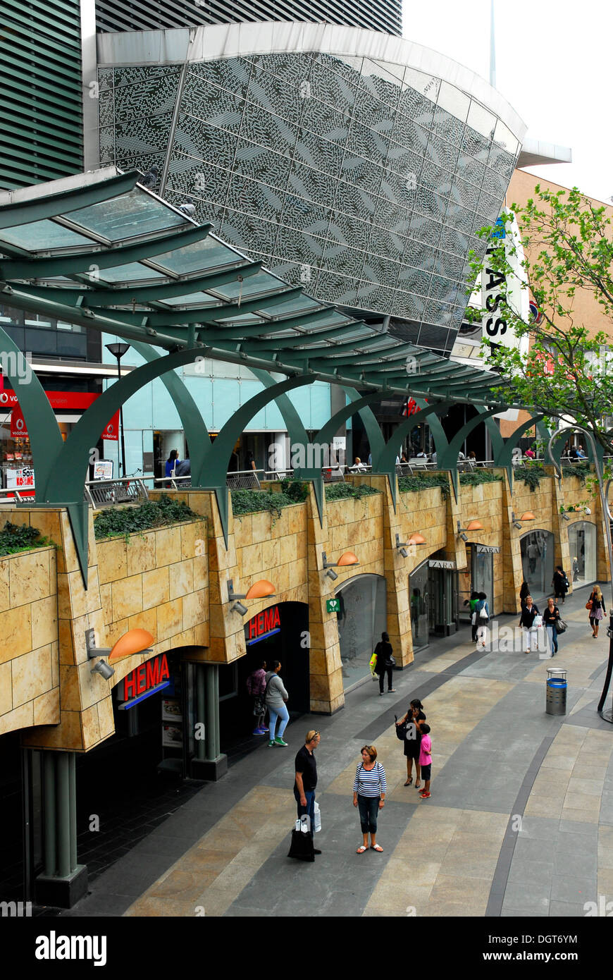 Modern architecture, shopping centre Beurstraverse, the so-called ...