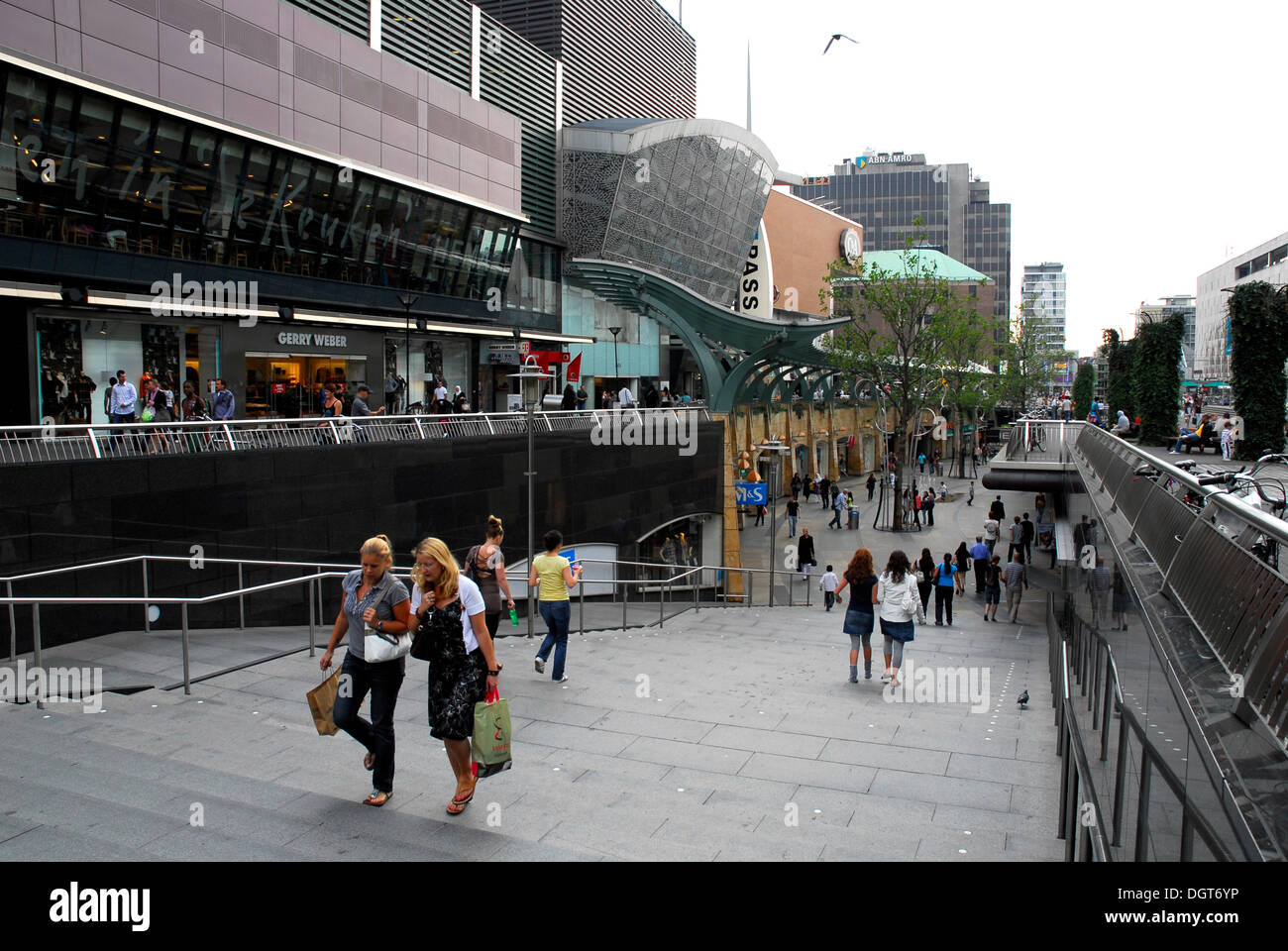 Modern architecture, shopping centre Beurstraverse, the so-called ...