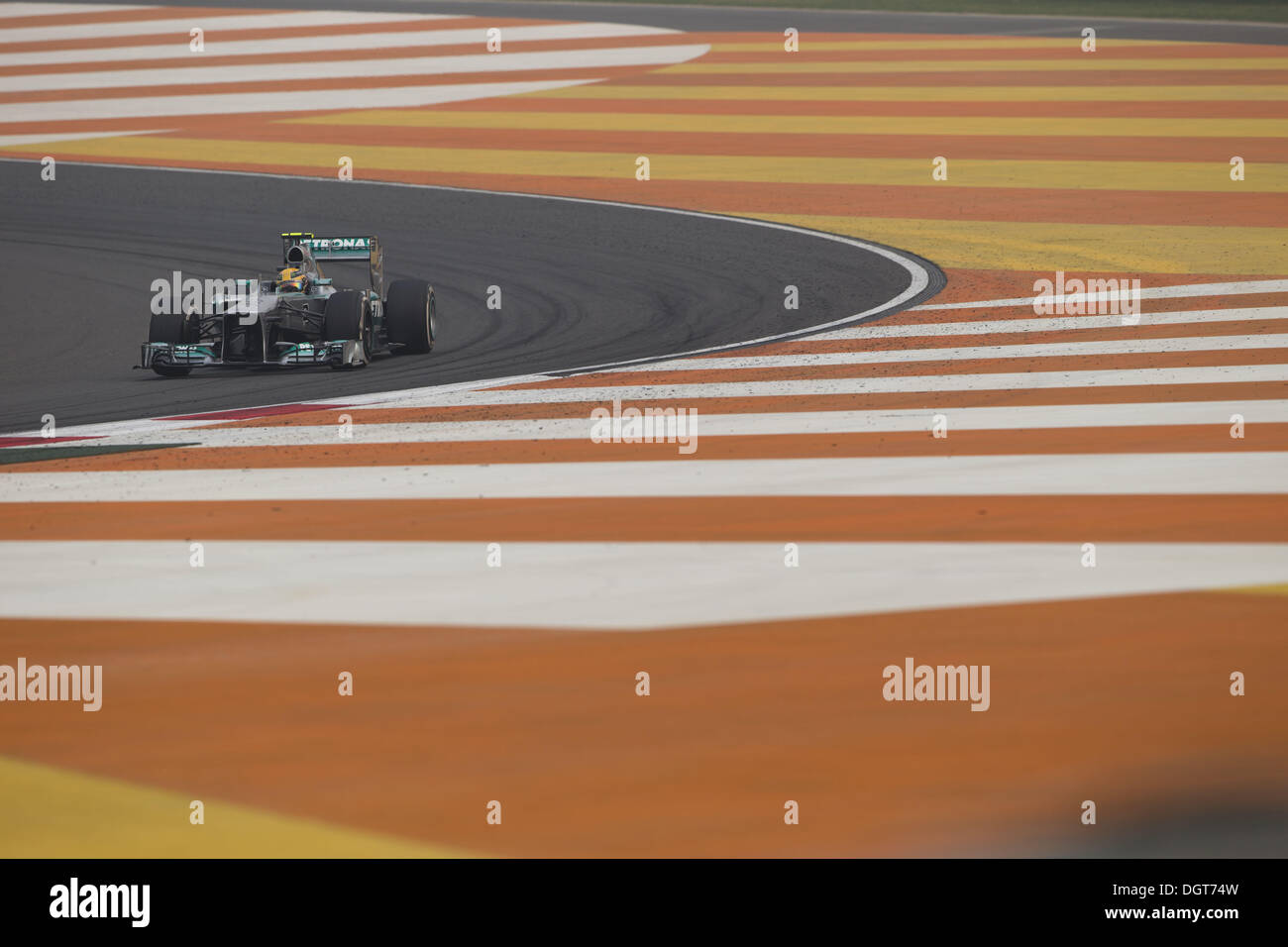 New Delhi, India. 25th Oct, 2013. LEWIS HAMILTON of Great Britain and ...