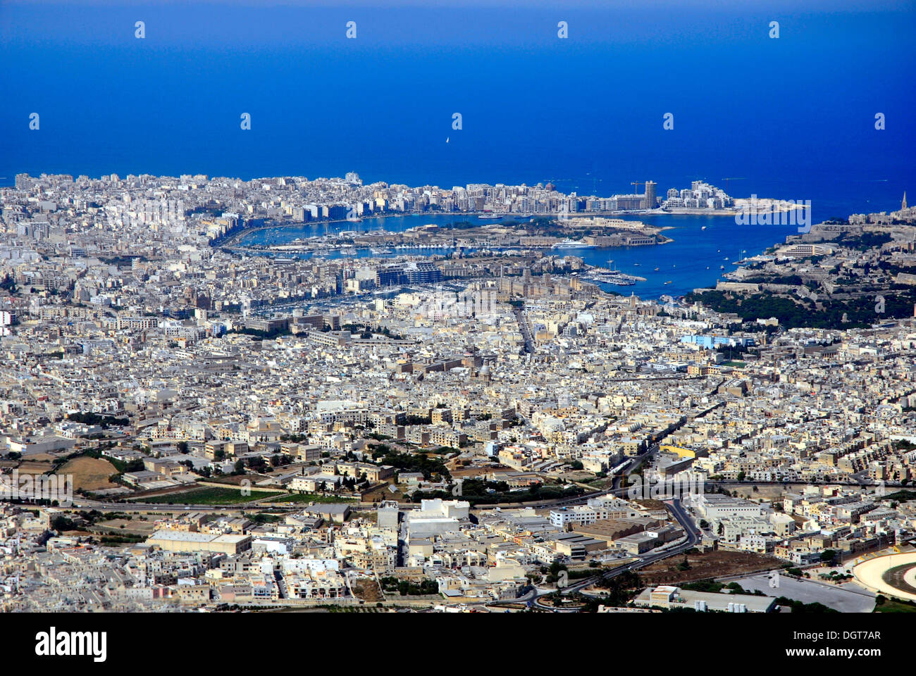 Birds eye view valletta malta hi-res stock photography and images - Alamy