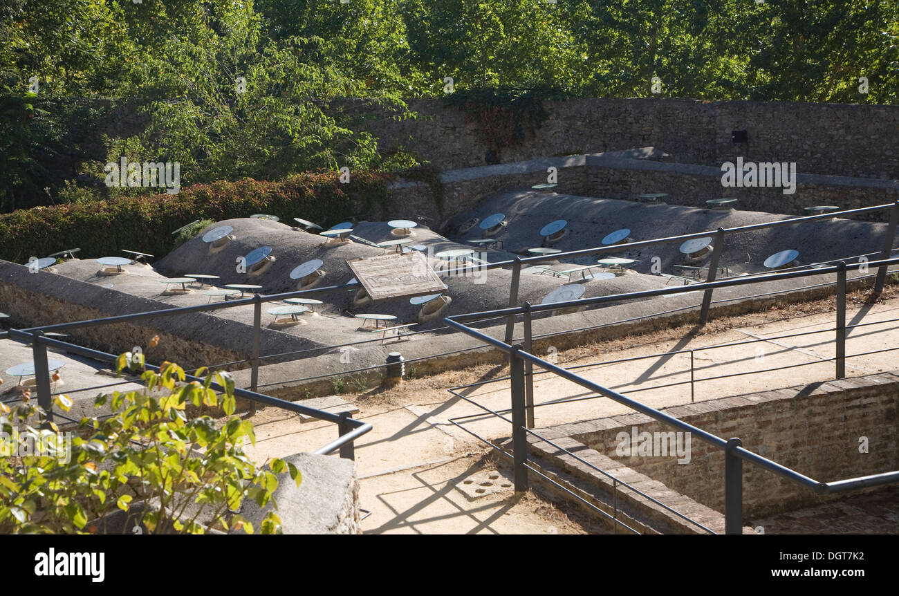 Moorish Arab baths Baños Arabes Ronda, Malaga province, Spain Stock ...