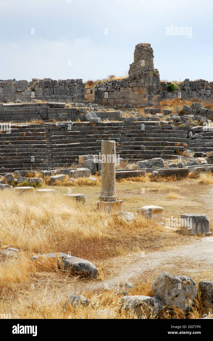 Theatre among the ruins of Xanthos, UNESCO World Heritage Site, Letoon ...