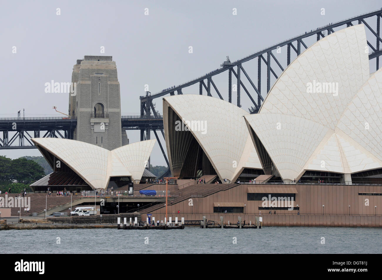 Sydney Opera House on Bennelong Point, Sydney Harbour Bridge, Sydney ...