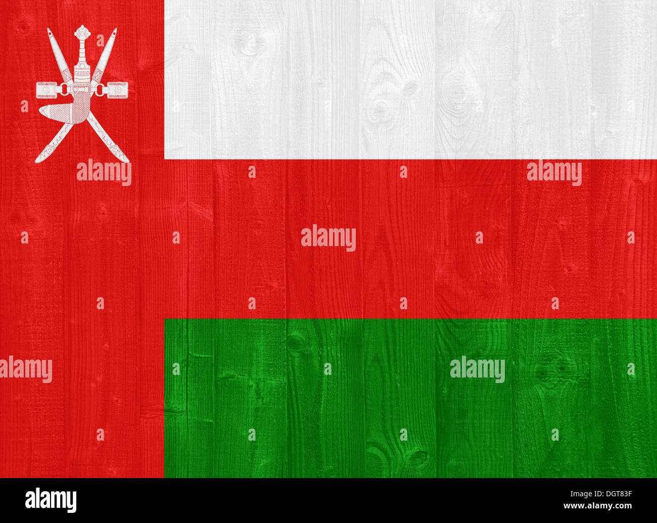 Oman flag hi-res stock photography and images - Alamy