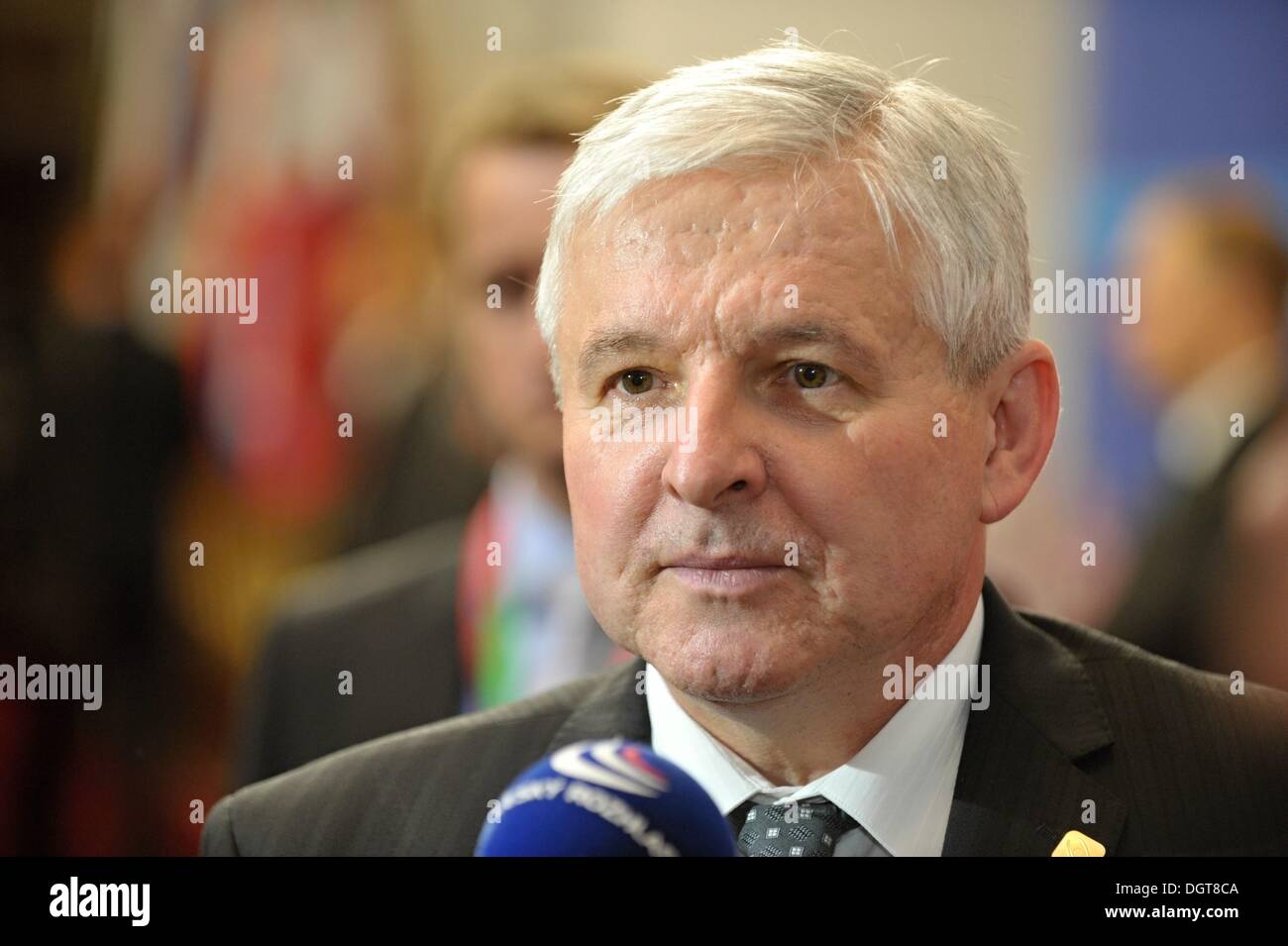 Brussels, Belgium. 24th Oct, 2013.. Czech Republic's Prime Minister ...