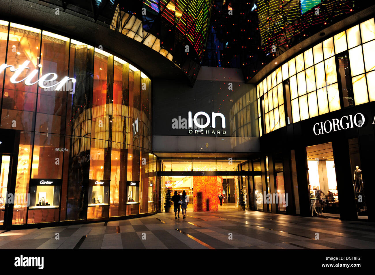 Ion Orchard Lights Singapore High Resolution Stock Photography and ...