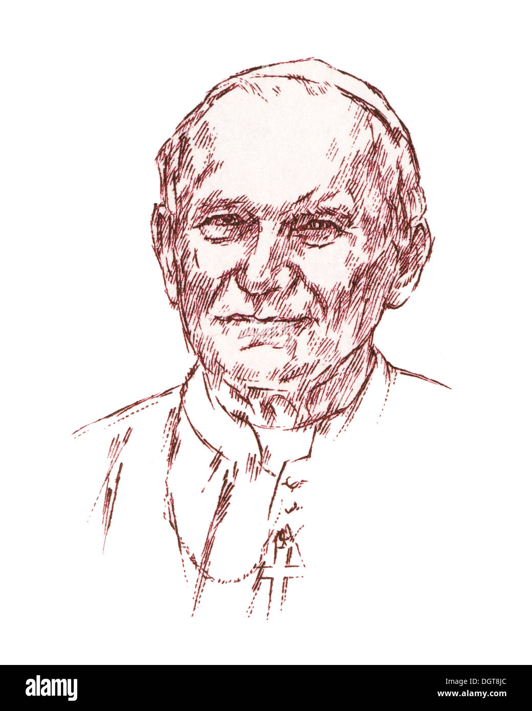 Pope john paul ii Cut Out Stock Images & Pictures - Alamy