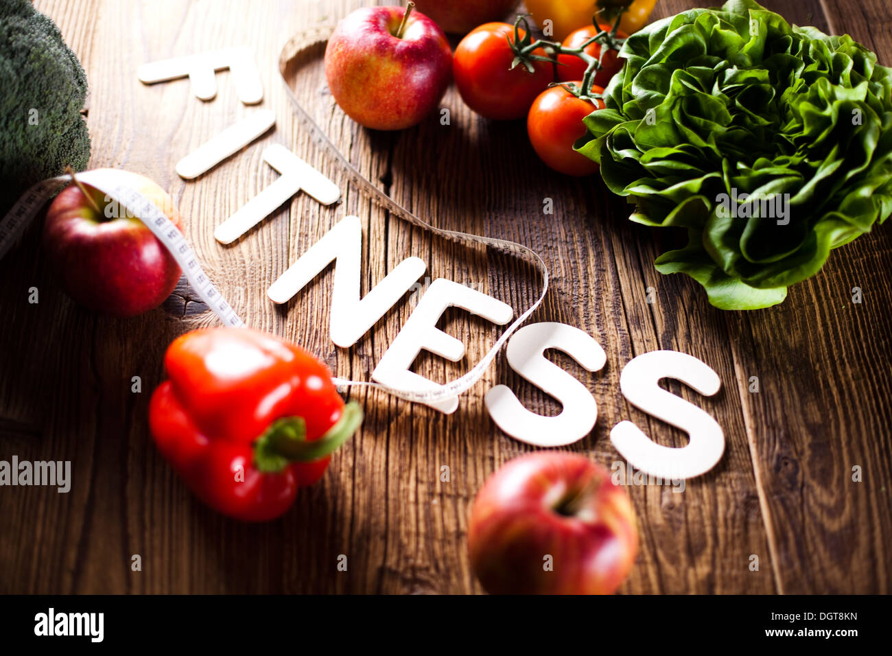Healthy lifestyle concept, Diet and fitness Stock Photo - Alamy