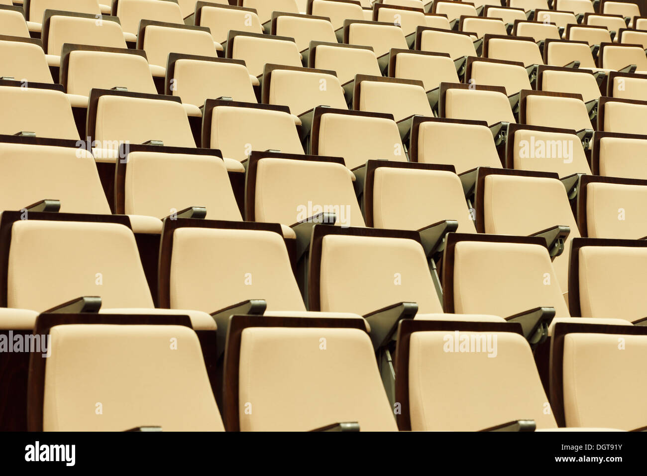 A beautiful pattern of auditorium seats built to celebrate gatherings ...