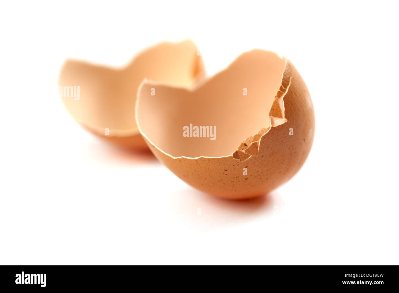 Empty broken egg shell Cut Out Stock Images & Pictures - Alamy