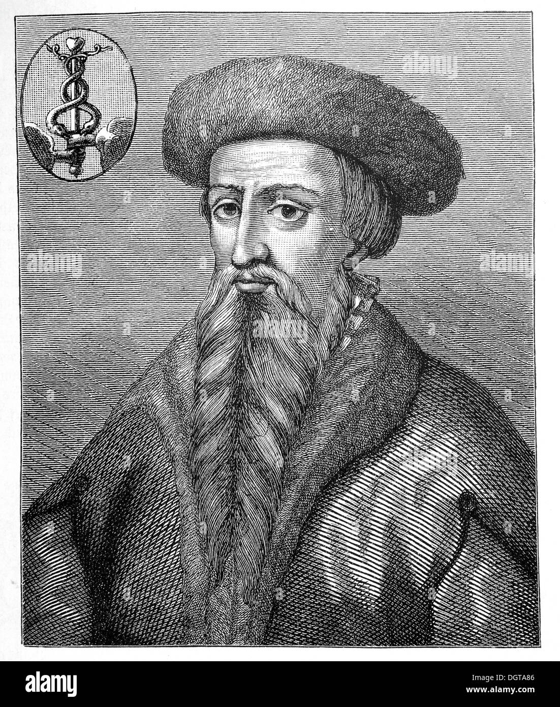 Hans Lufft, Luther's Bible printer, historical image from History of ...