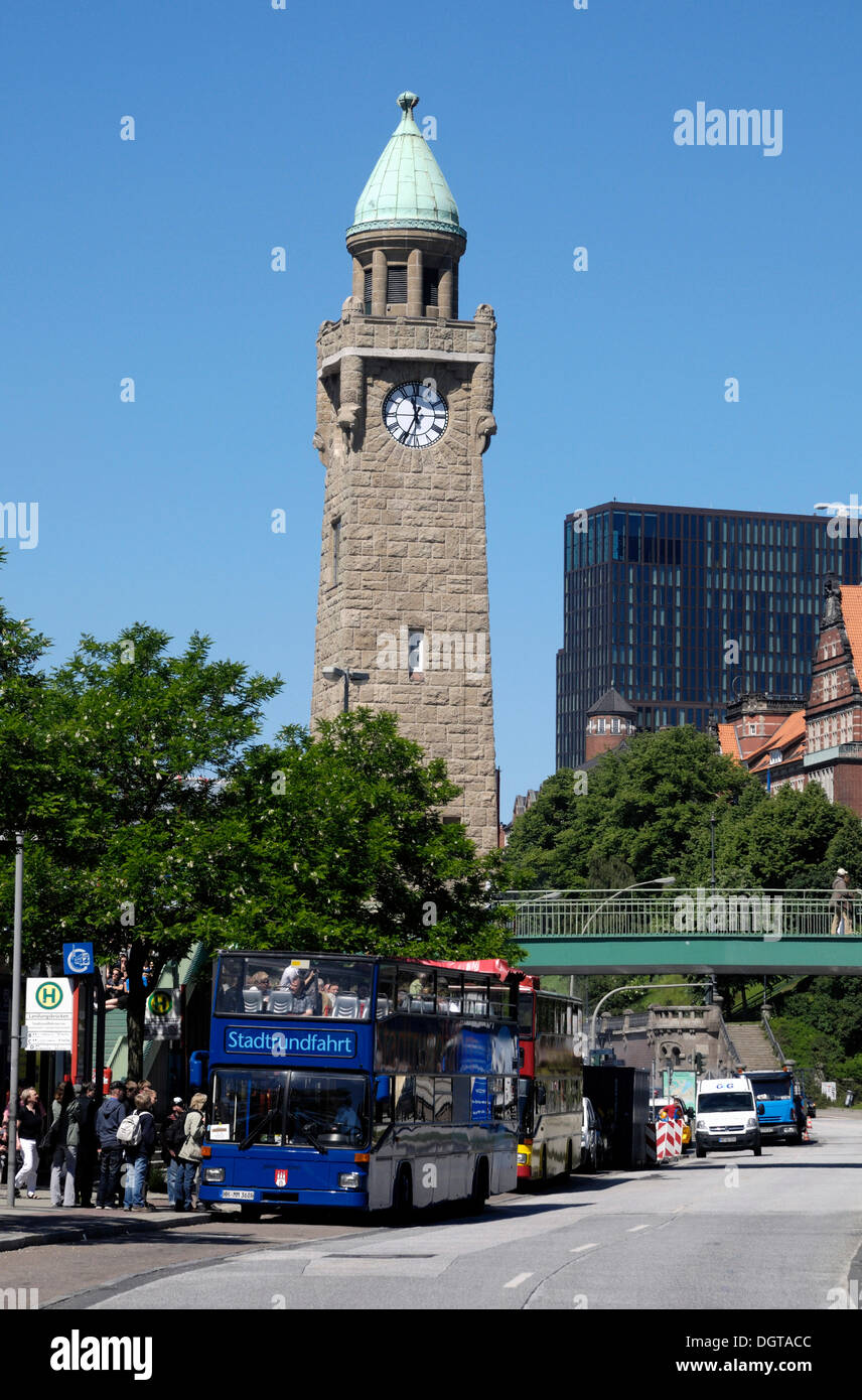 Hamburg clock hi-res stock photography and images - Alamy