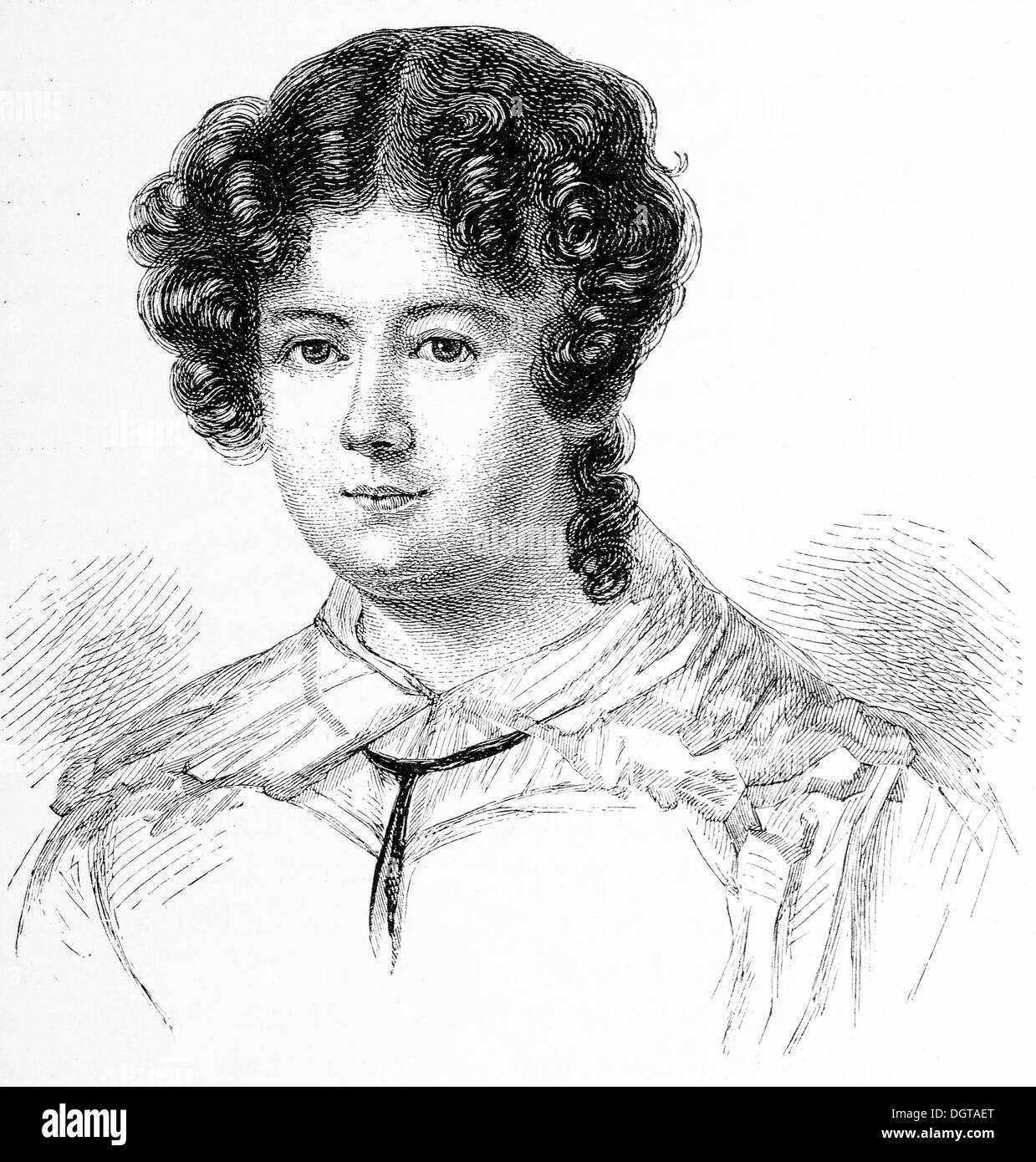 Sketch drawing picture portraits historic historical woman figure ...