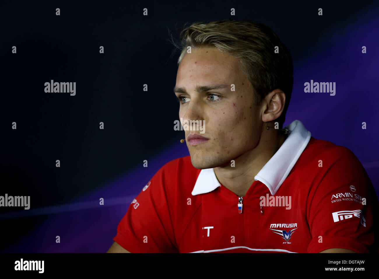 Greater Noida, India. 24th Oct, 2013. Max Chilton (GBR), Marussia F1 ...