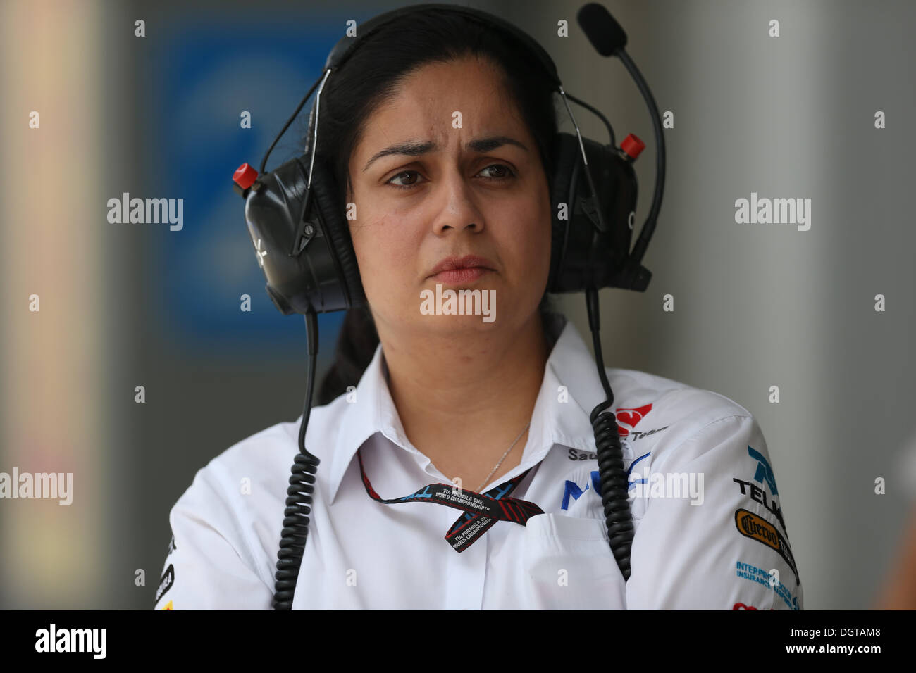 Greater Noida, India. 25th Oct, 2013. Monisha Kaltenborn (AUT) Sauber ...
