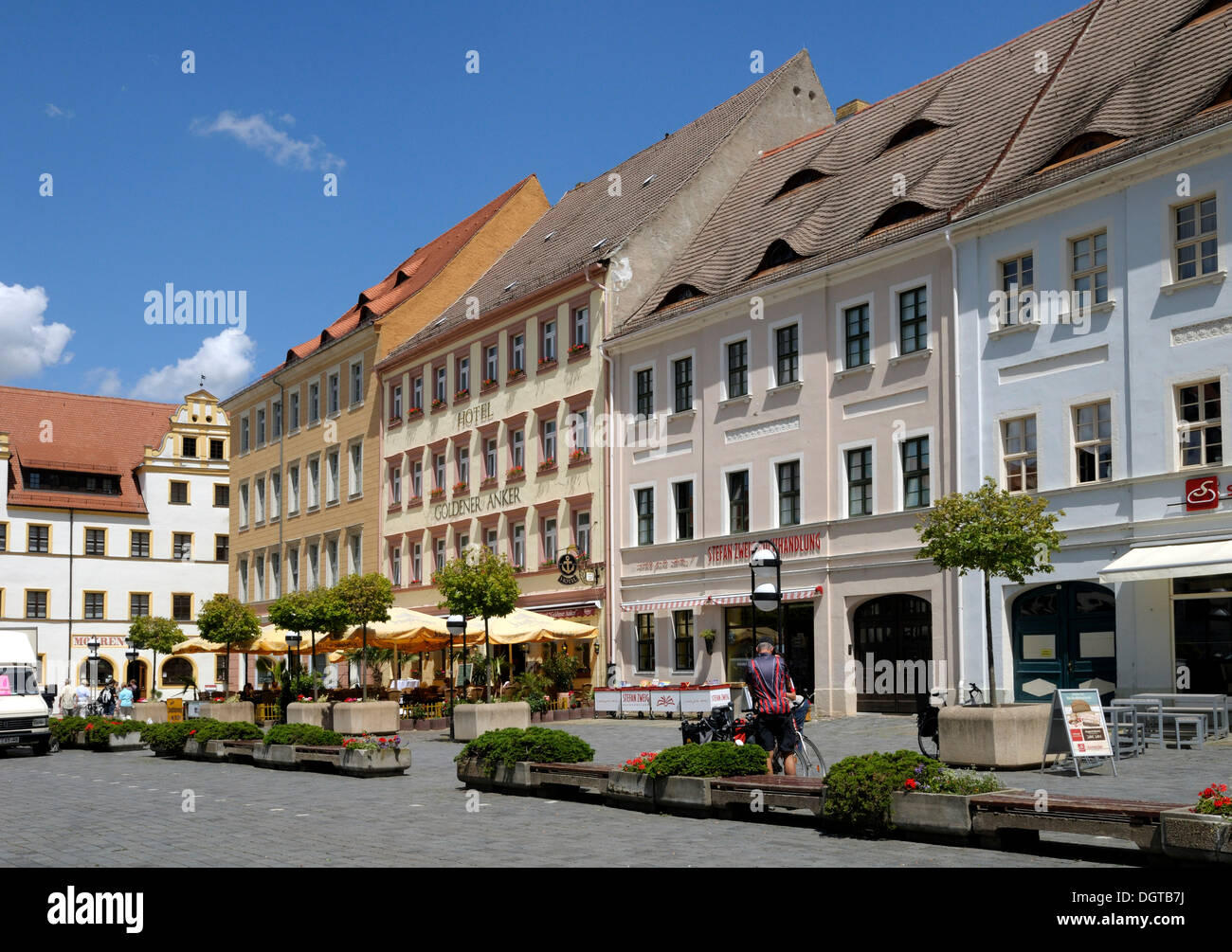 Marketplace, Torgau, Saxony Stock Photo - Alamy