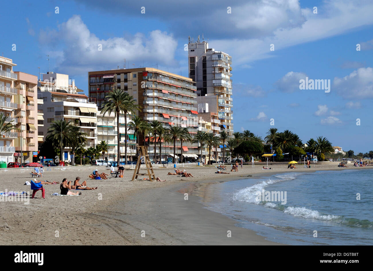 Beach of Santa Pola, Costa Blanca, Spain, Europe Stock Photo: 62001320 ...