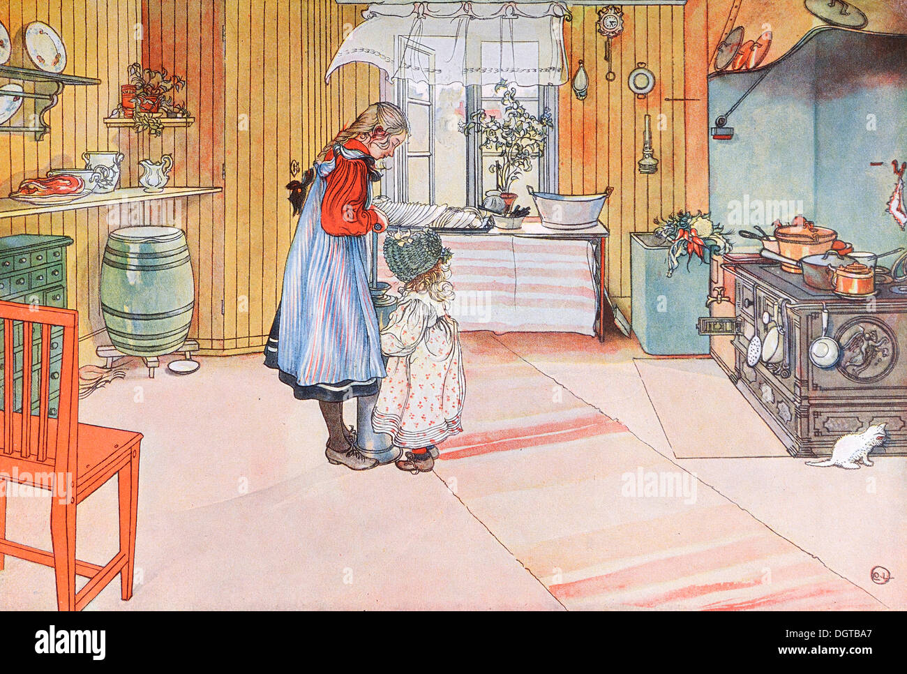 Girls look for girls illustration hi-res stock photography and images ...