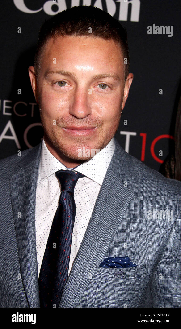 New York, USA. 24th Oct, 2013. Actor LANE GARRISON attends Ron Howard ...