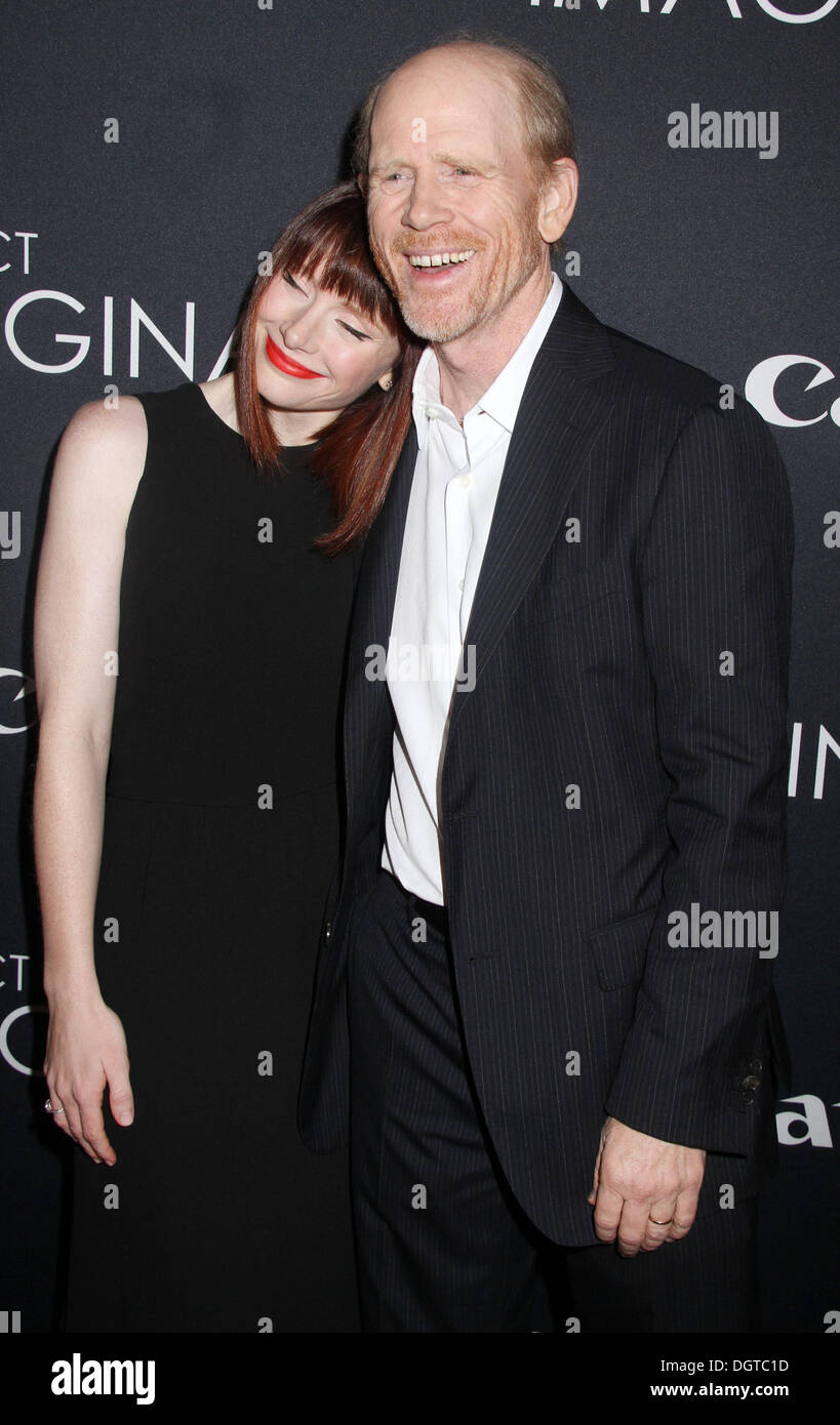 New York, USA. 24th Oct, 2013. Actress BRYCE DALLAS HOWARD and her ...