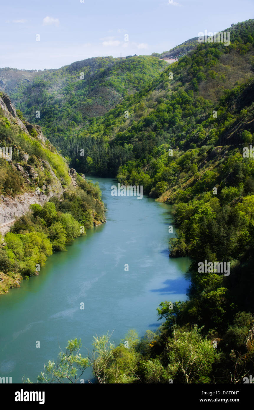 landscape of a river in northern Spain Stock Photo - Alamy