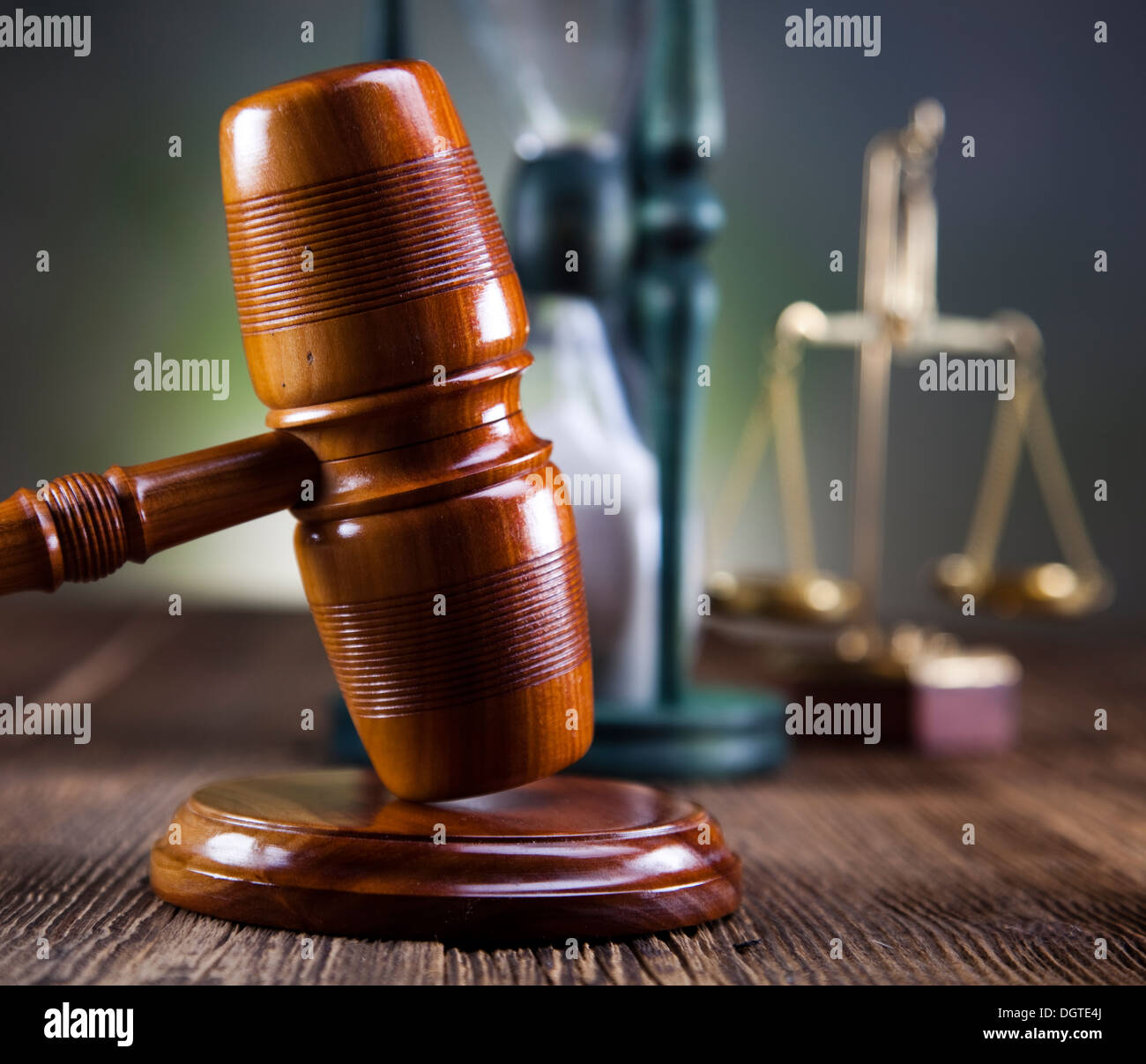 Law and justice concept, wooden gavel and scale of justice Stock Photo - Alamy