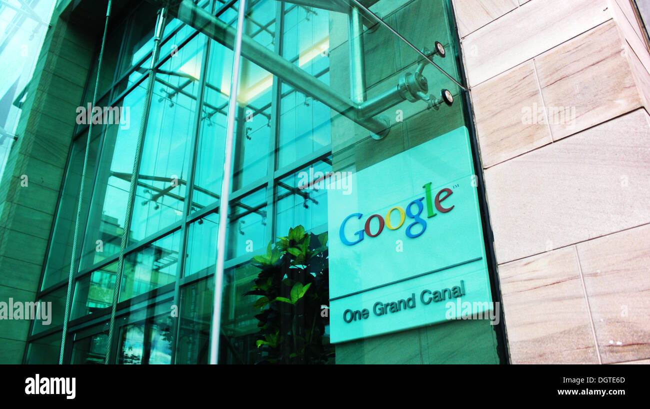 Dublin, Germany. 08th Oct, 2013. The Google logo is seen at the ...