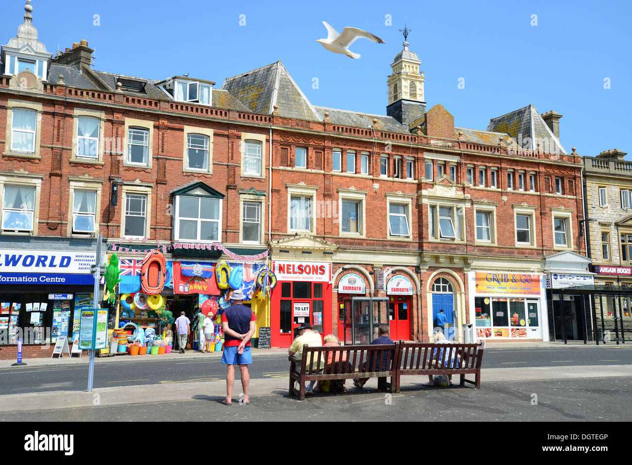 The Strand, Exmouth, Devon, England, United Kingdom Stock Photo - Alamy