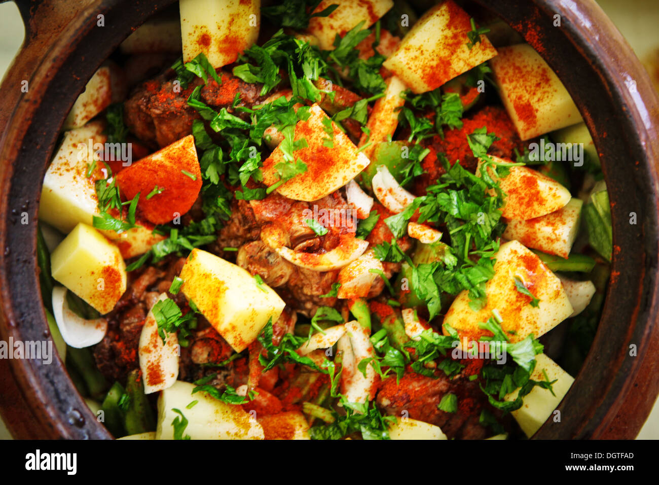 A mutton stew with mixed vegetables Stock Photo - Alamy