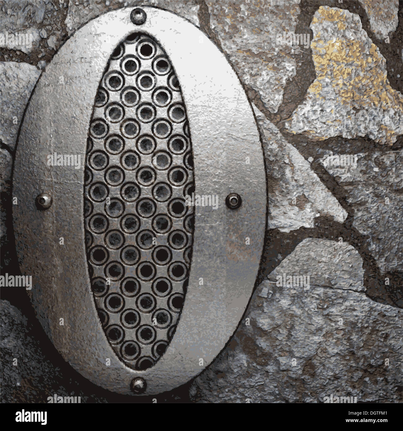 metal and stone background Stock Photo - Alamy