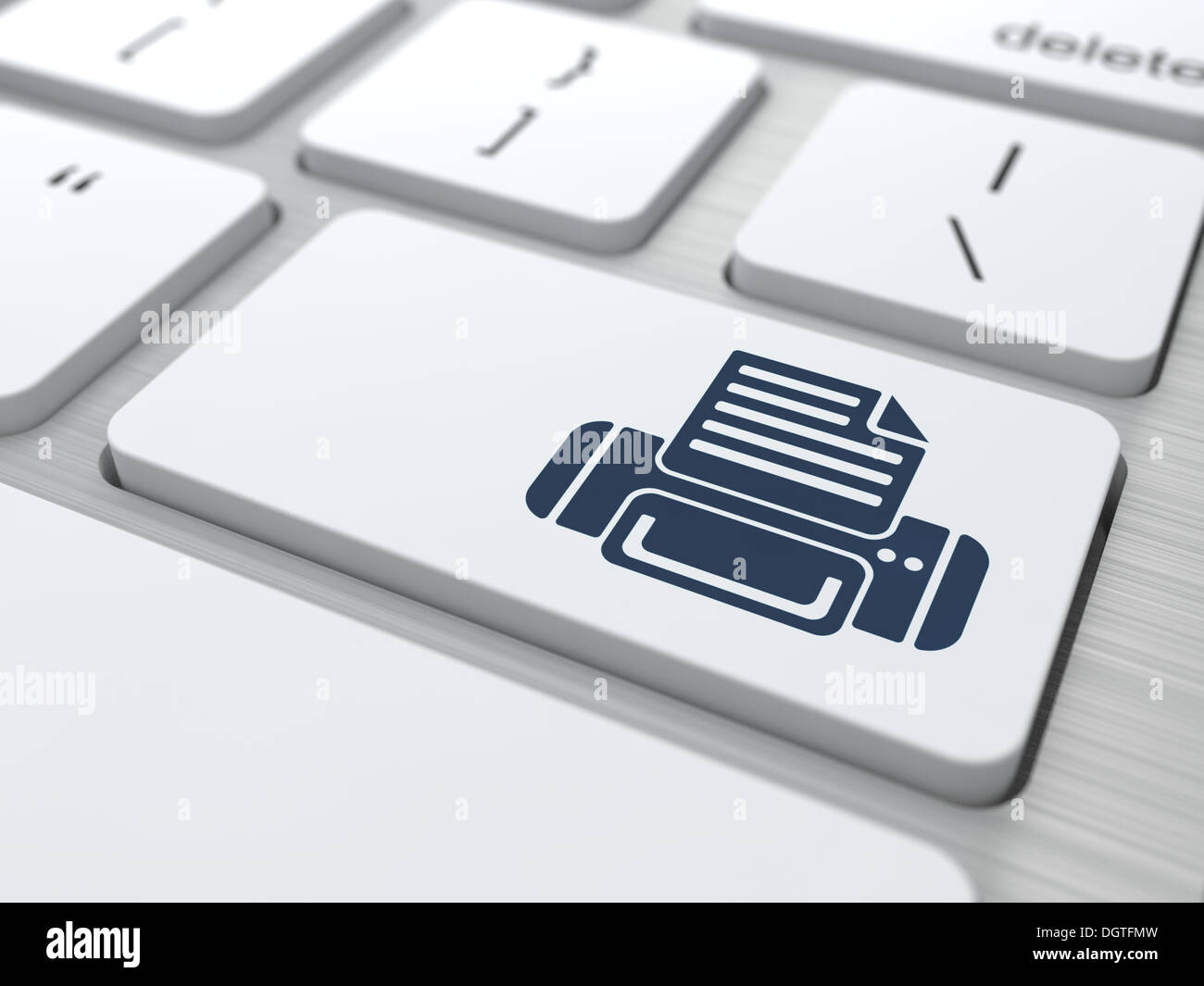 Print button keyboard hi-res stock photography and images - Alamy