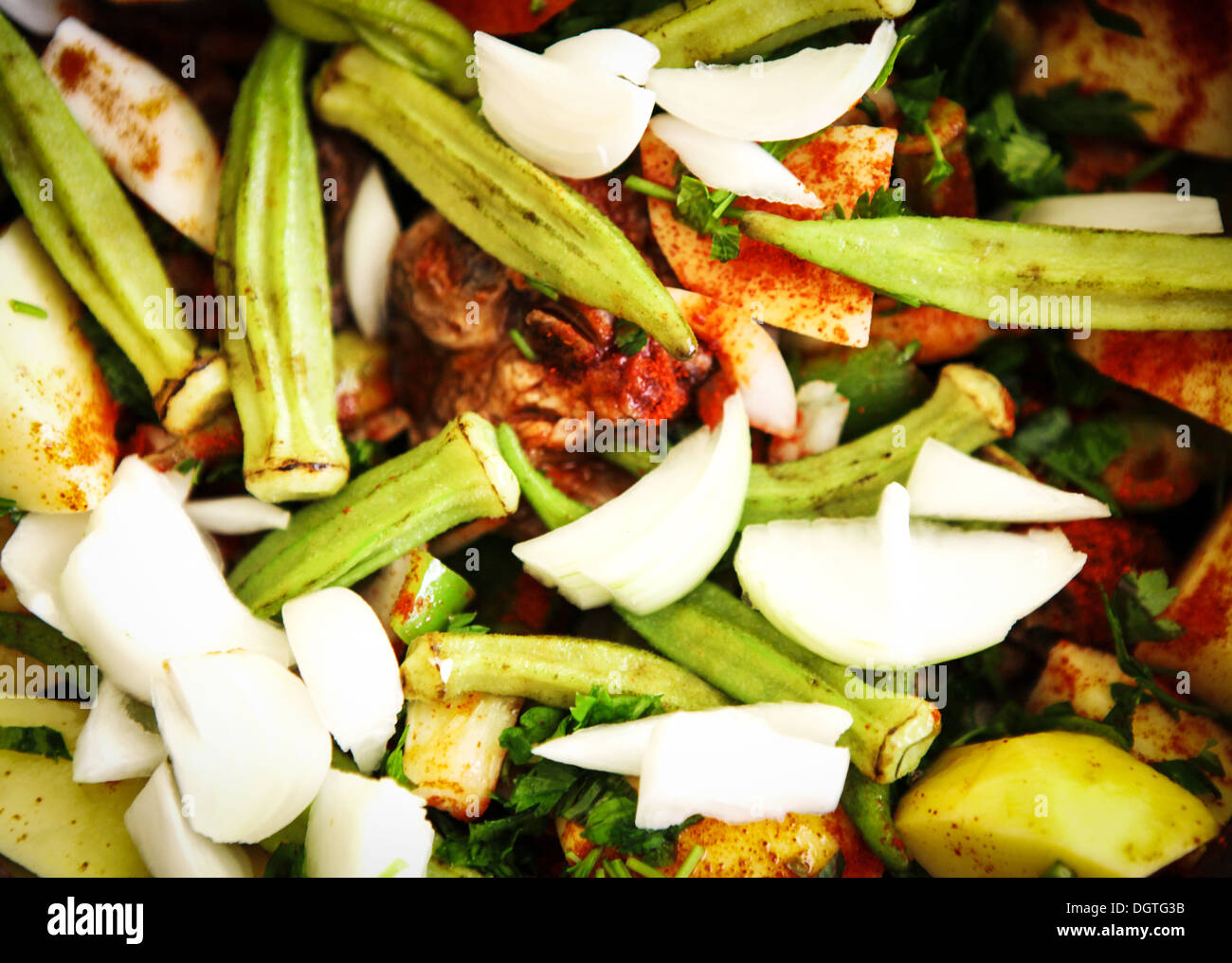 A mutton stew with mixed vegetables Stock Photo - Alamy