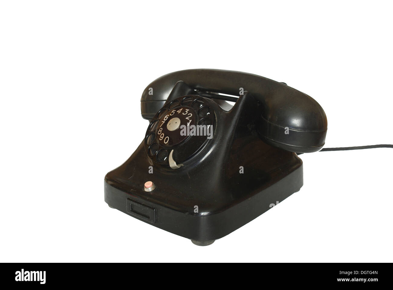 Old black antique telephone hi-res stock photography and images - Alamy