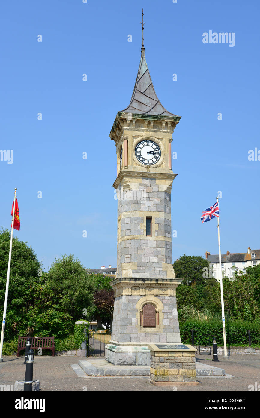 The Queen Victoria Diamond Jubilee Clock Tower on the Esplanade ...
