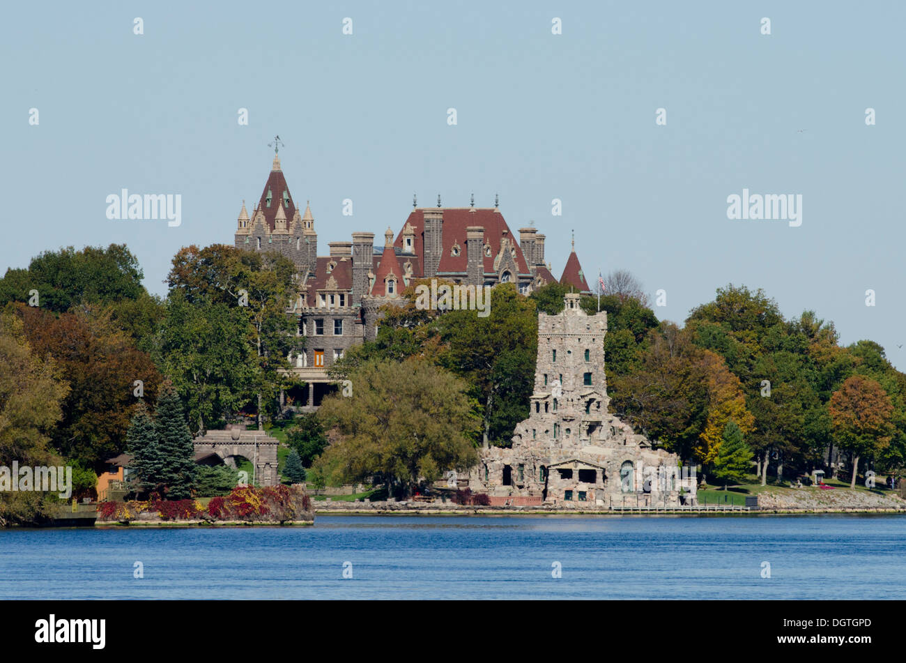 New York, Alexandria. St. Lawrence Seaway, Thousand Islands, American ...