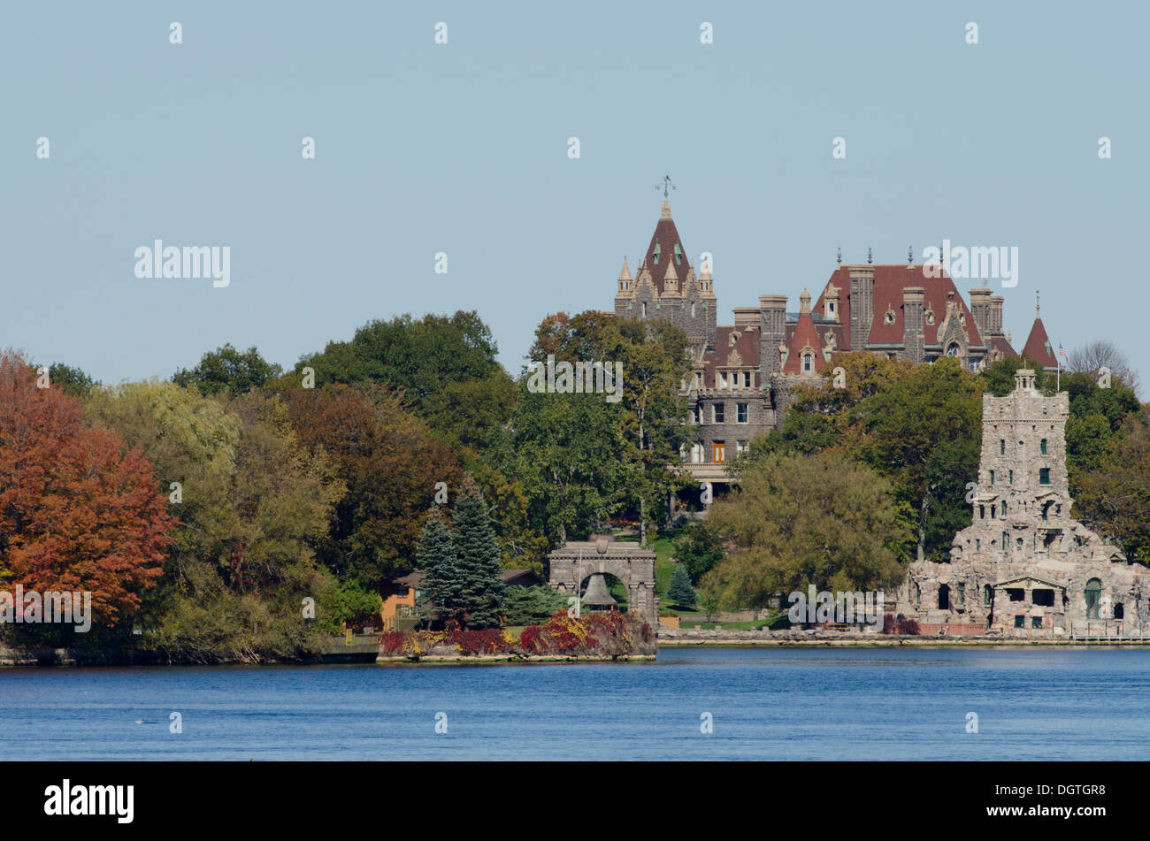New York, Alexandria. St. Lawrence Seaway, Thousand Islands, American ...