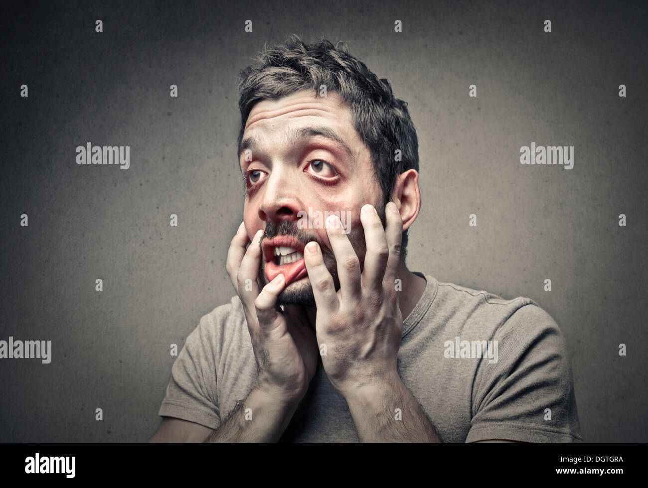 Deformed man face hi-res stock photography and images - Alamy