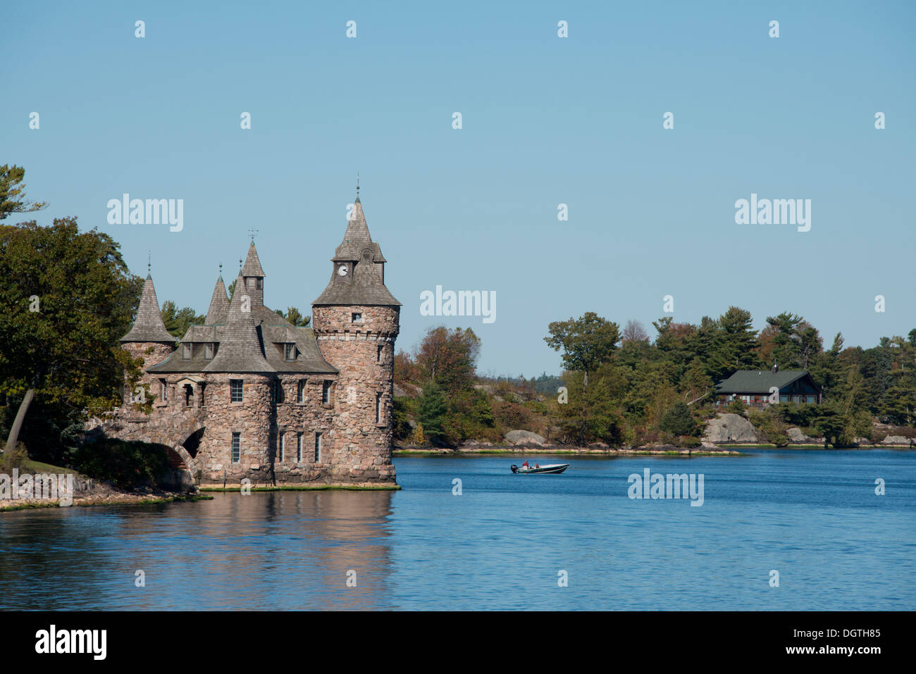 New York, Alexandria. St. Lawrence Seaway, Thousand Islands, American ...