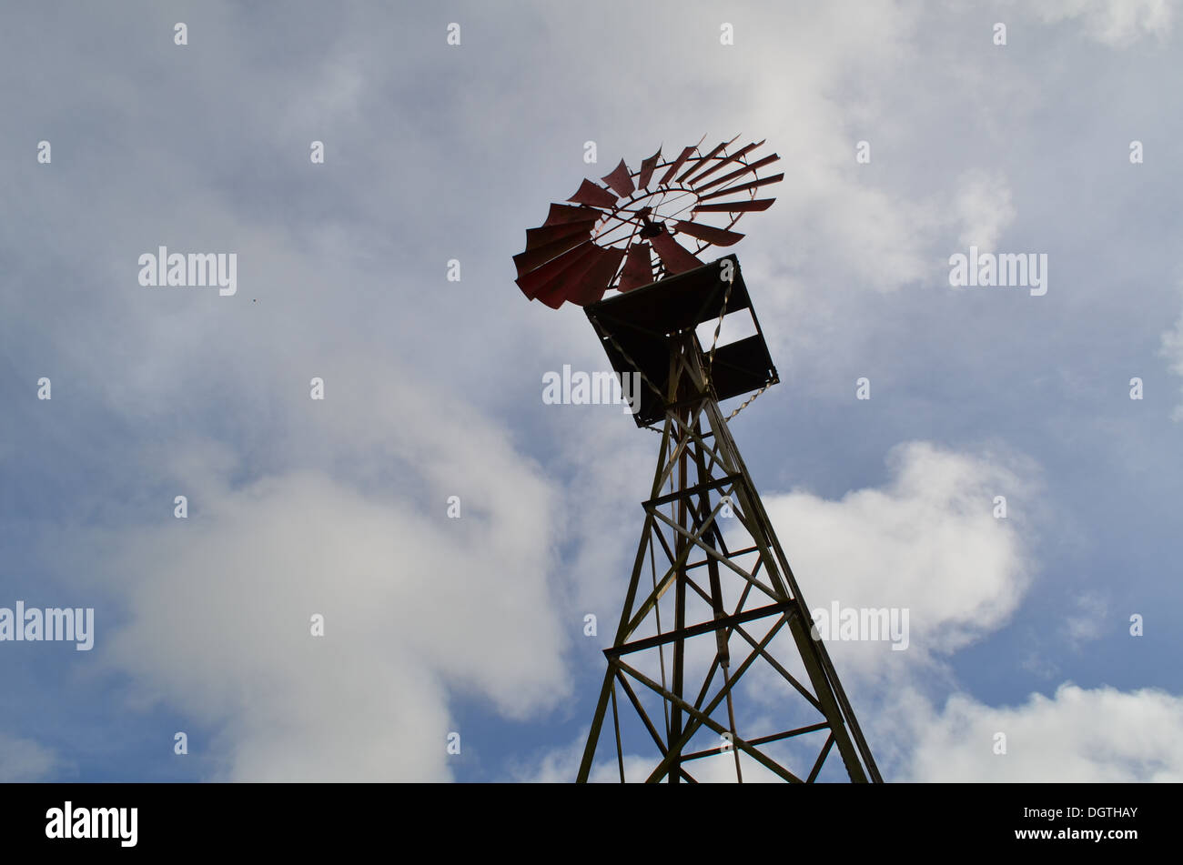 Wind powered water pump hi-res stock photography and images - Alamy