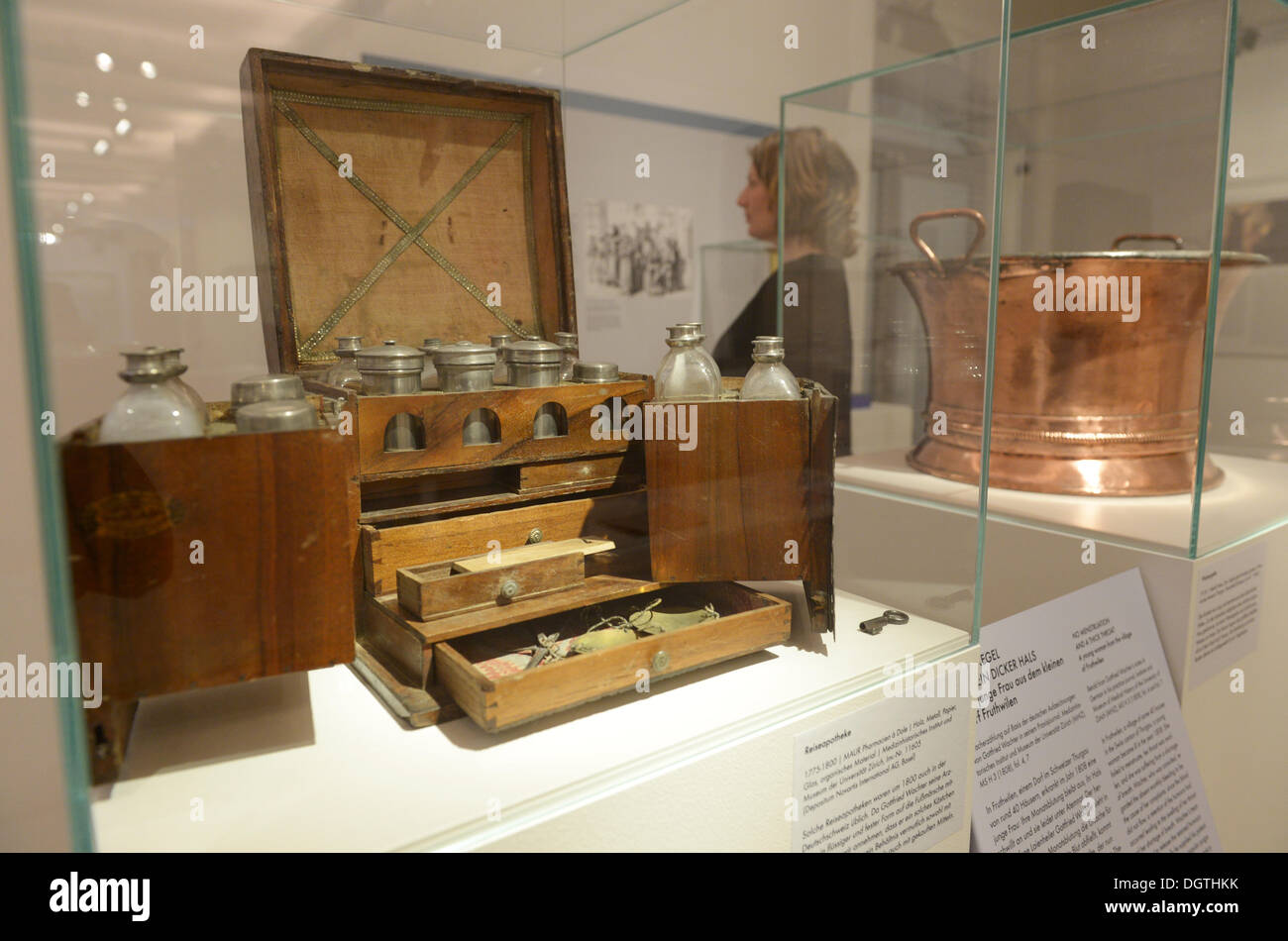 Berlin, Germany. 24th Oct, 2013. A first aid kit (around 1775-1800) in ...