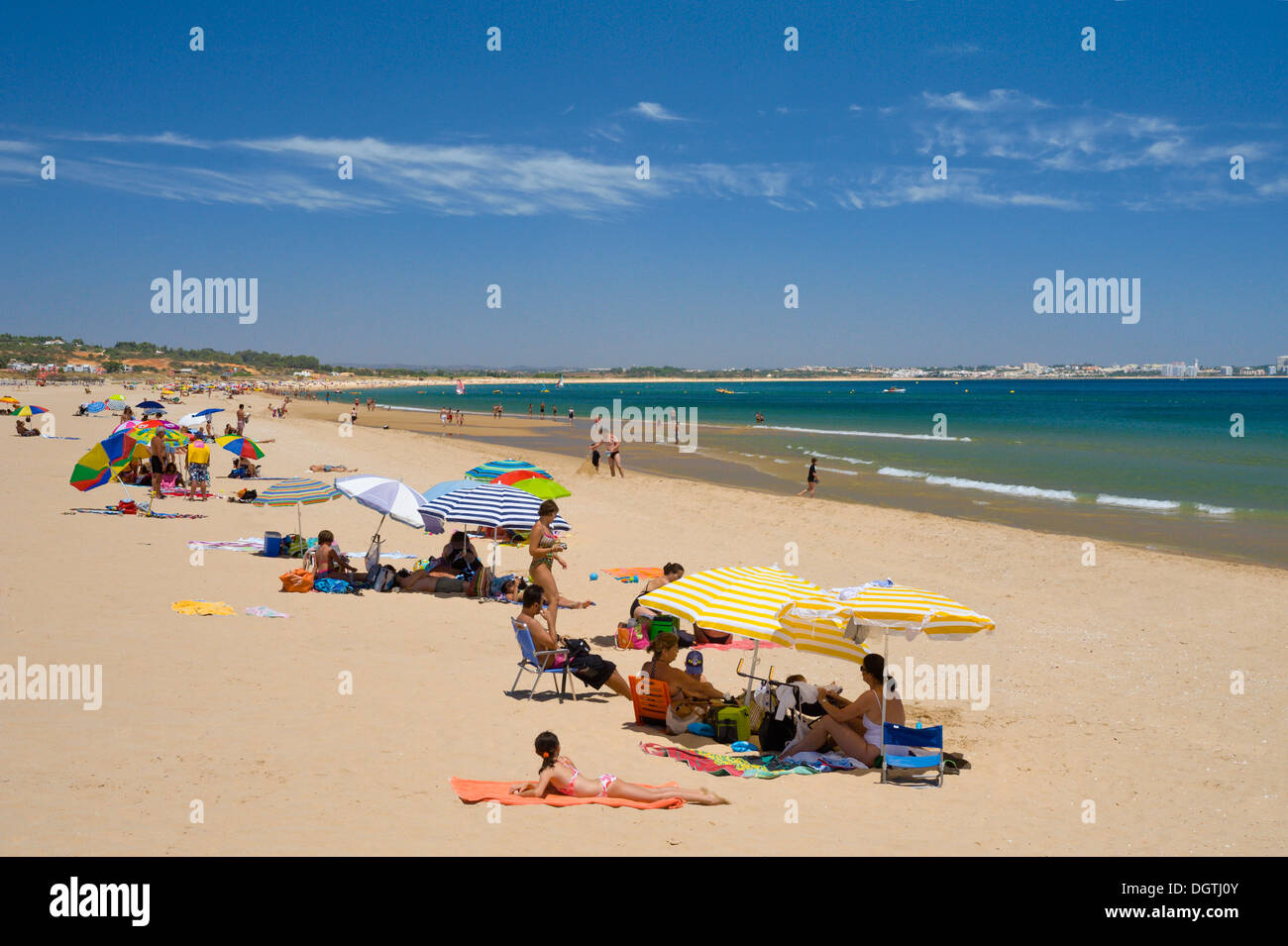 Portugal, the Algarve, Lagos, Meia Praia beach Stock Photo - Alamy