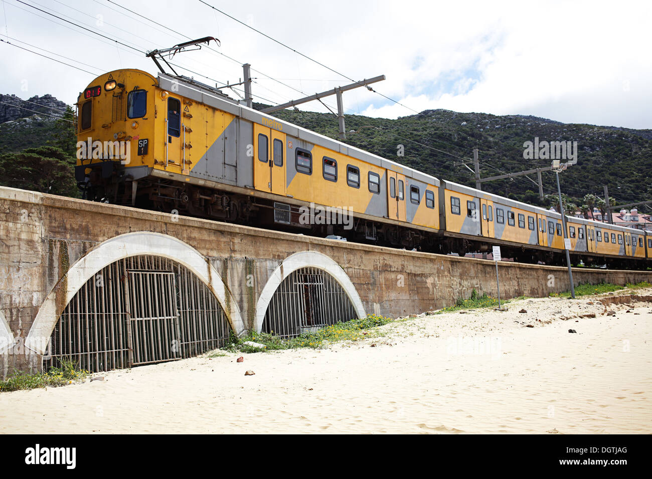 Train at beach hi-res stock photography and images - Alamy