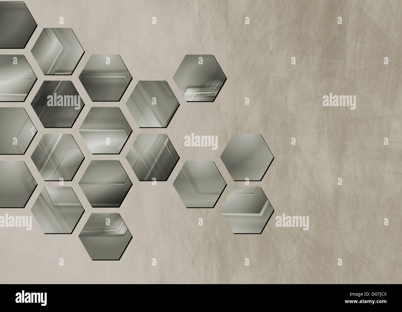 Abstract vintage background with technology elements. Vector ...