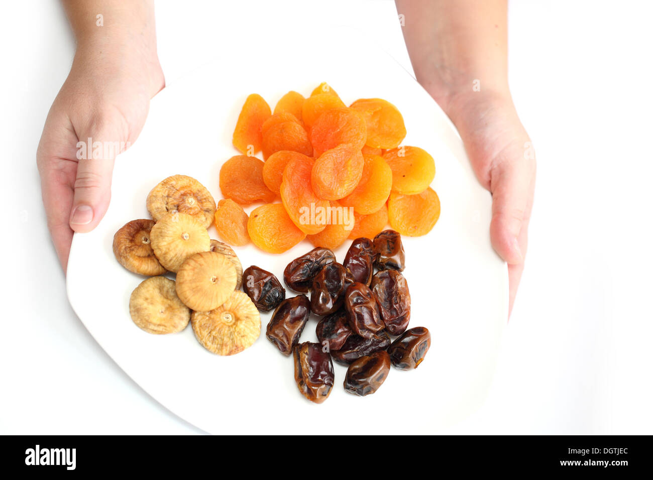 Dried fruits in brown Cut Out Stock Images & Pictures - Alamy