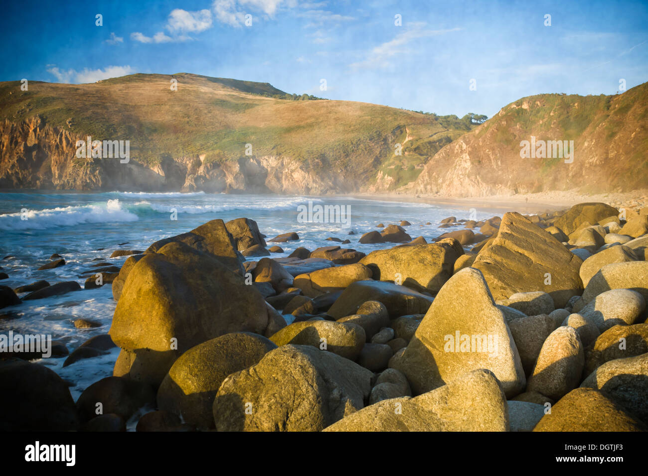 The waves gave off the typical but beautiful blue-ish green of the ...