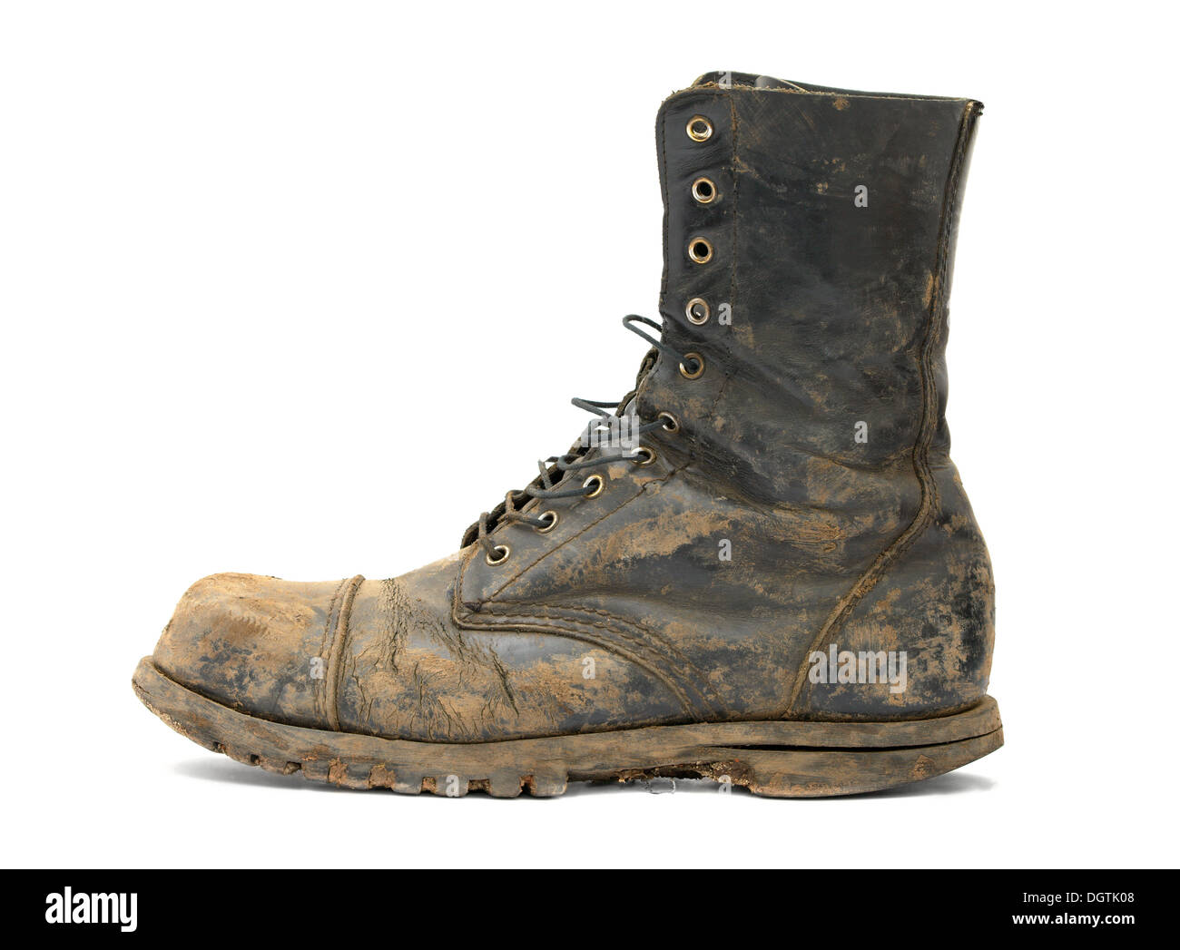 Dirty combat boots hi-res stock photography and images - Alamy