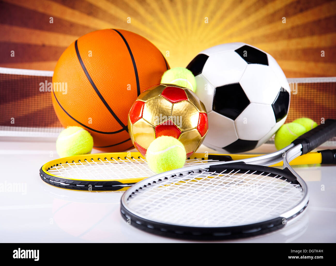 Baseball Basketball Tennis Soccer Ball Basket Glove Bat, 40% OFF