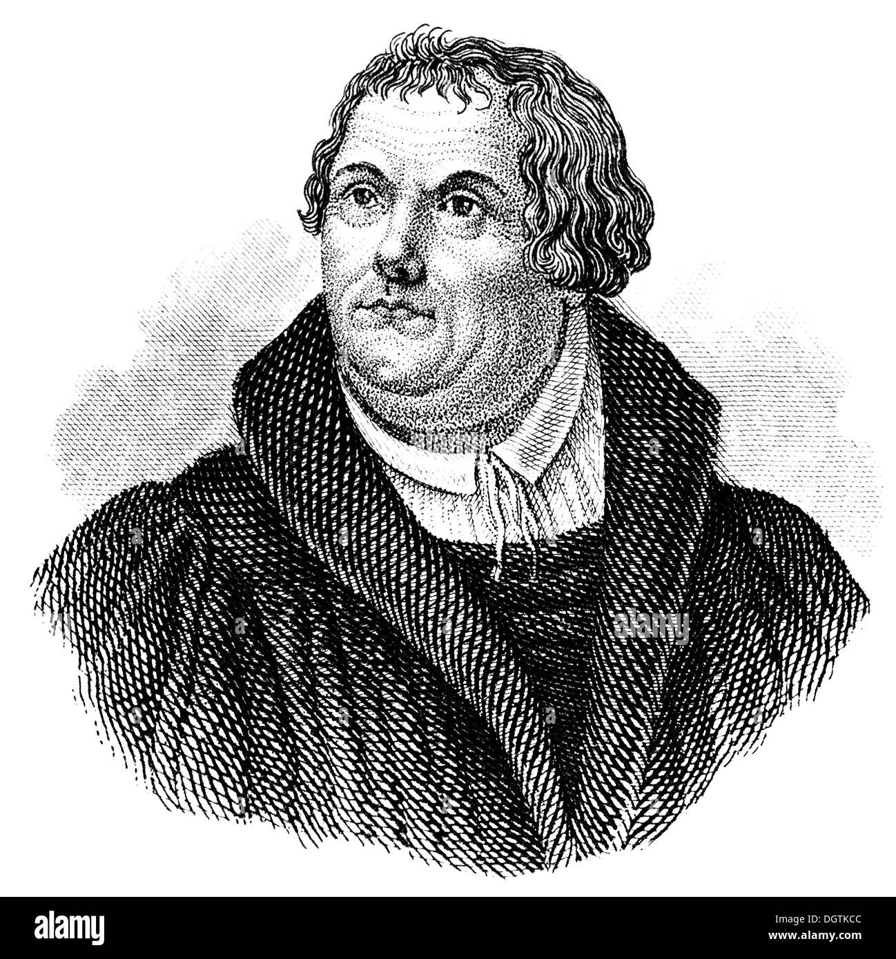 19th century engraving of martin luther Cut Out Stock Images & Pictures ...