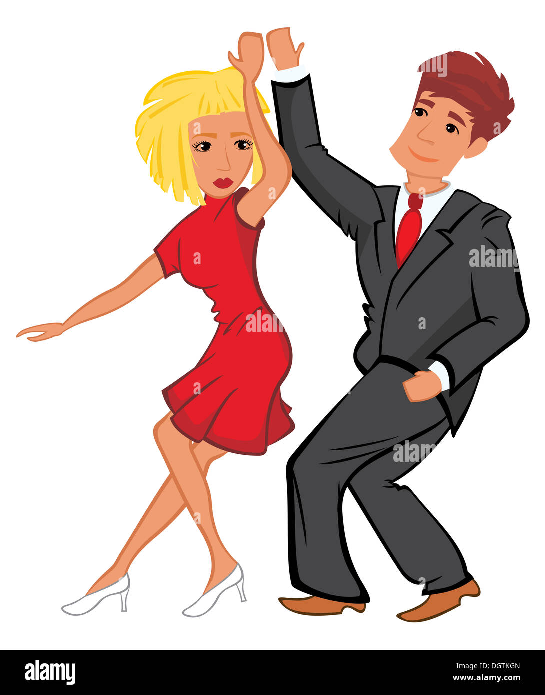 The Twist dancers Stock Photo - Alamy